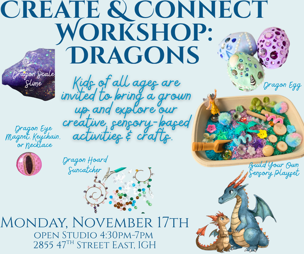 Create & Connect Workshop: Dragons & Fantasy – Dragonfly Discovery Studio