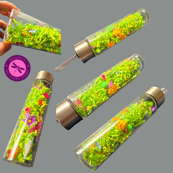 Froggy's Garden Patch Shake & Seek Bottle – Dragonfly Discovery Studio